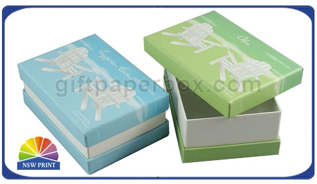 Unfoldable Three Pieces Rigid Gift Box CMYK Color Printing Small Gift ...