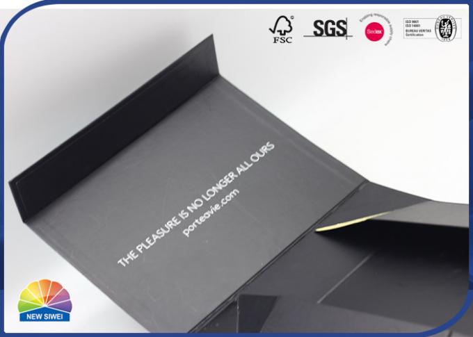 Magnetic Closure Foldable Gift Box Custom 4C Print Cardboard Folding Boxes