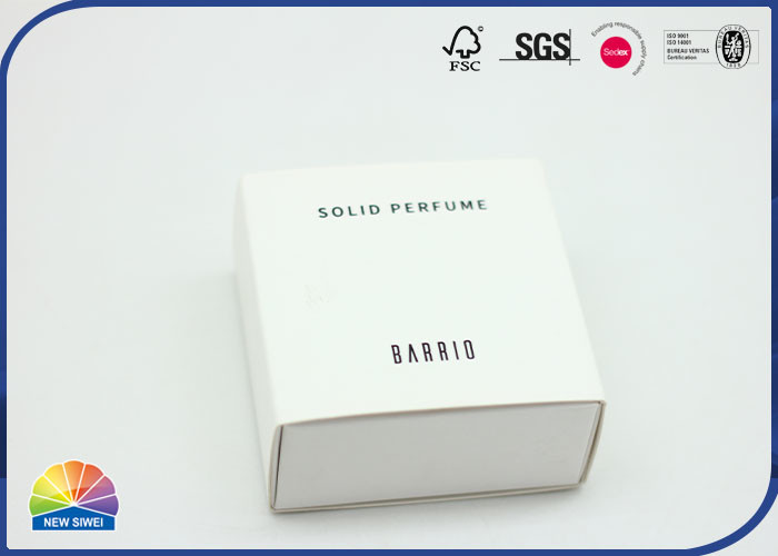 White Coated Paper Folding Cartons Custom Size Matte Lamination